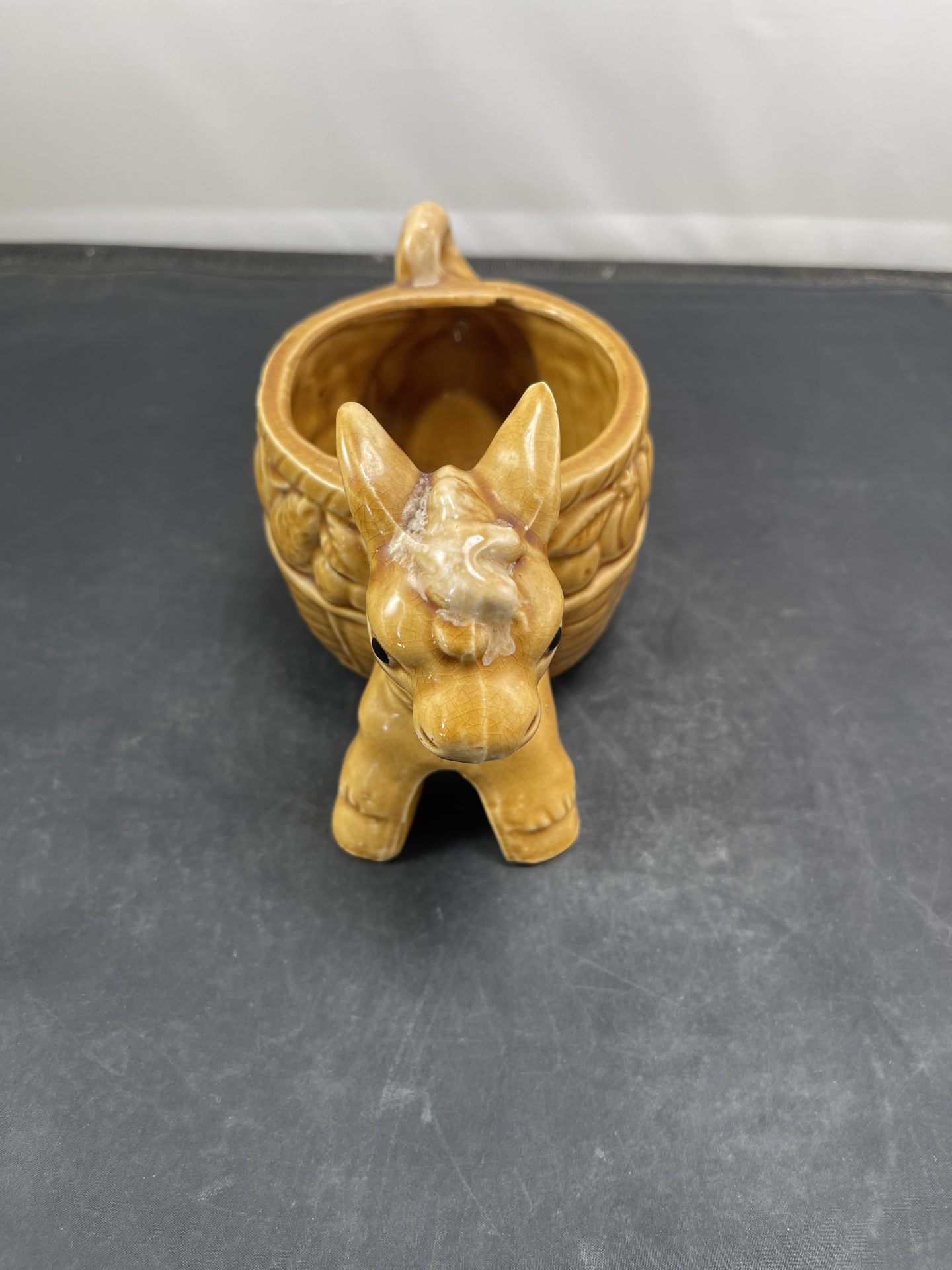 Ceramic Donkey & Fruit Basket Pot - Picker Place