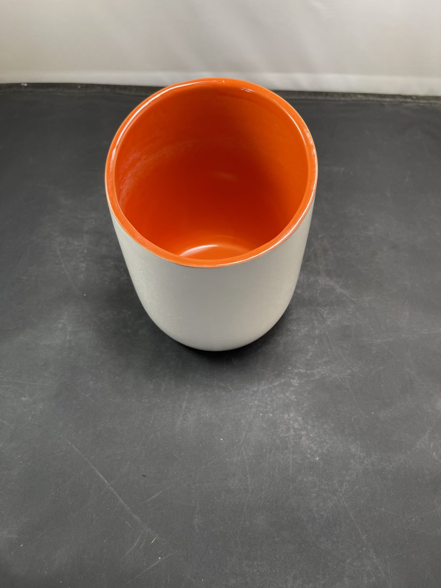 Ceramic Planter w/Slanted Edge - Picker Place
