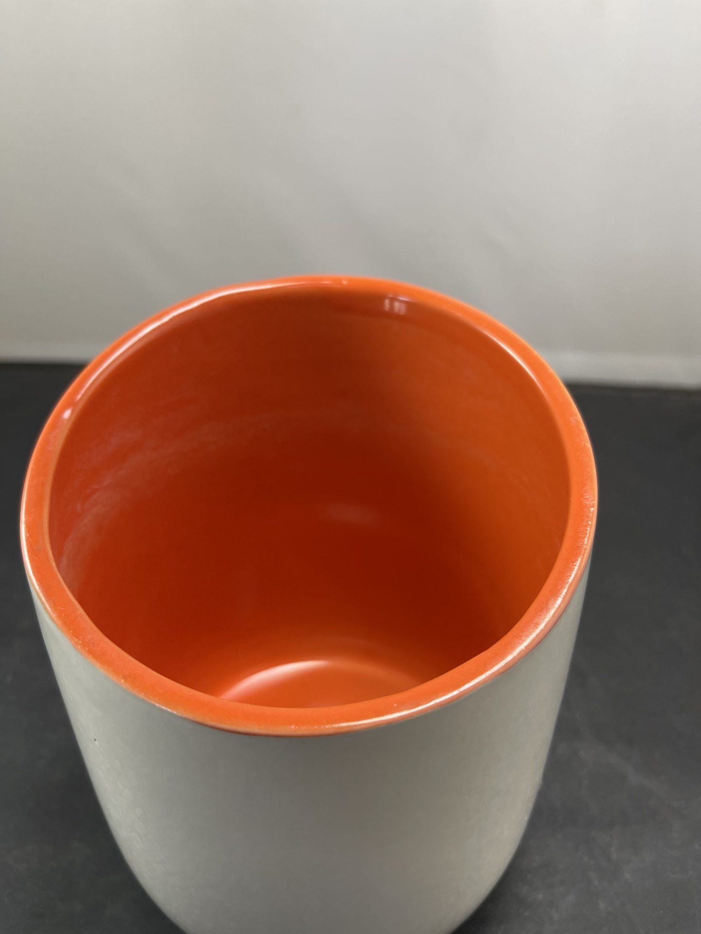 Ceramic Planter w/Slanted Edge - Picker Place