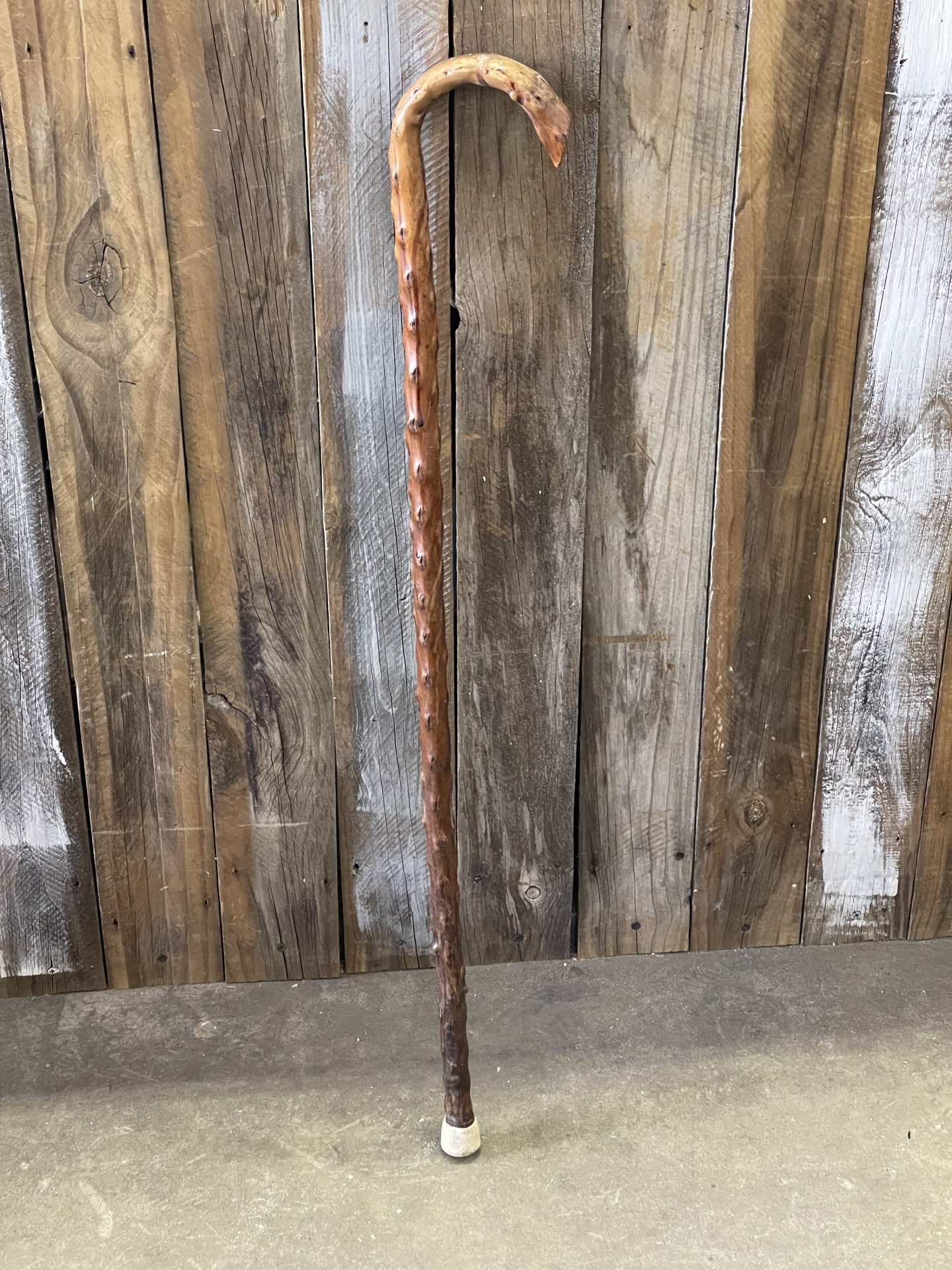 Natural Knotted Walking Cane - Picker Place