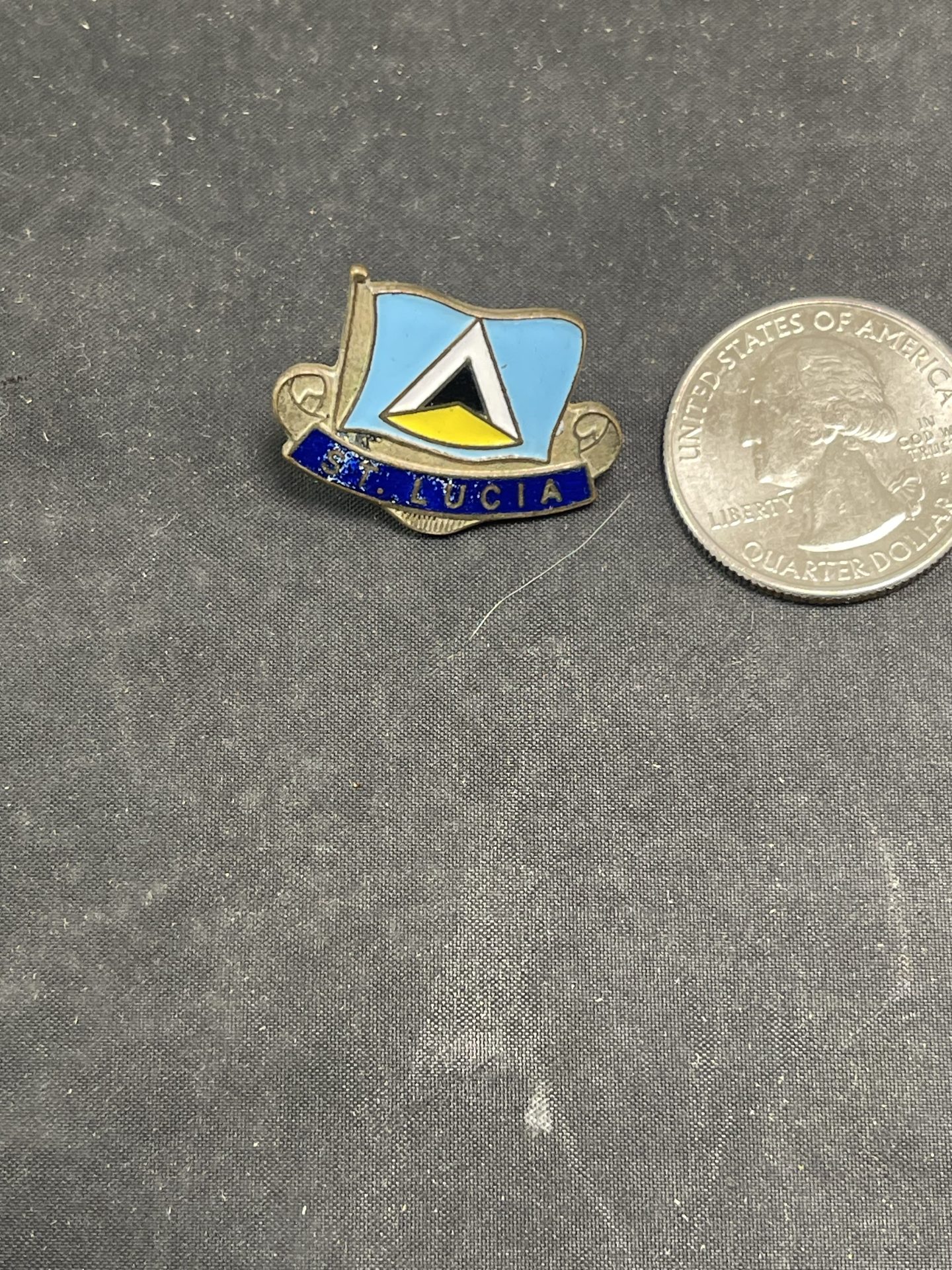 St. Lucia Lapel Pin - Picker Place