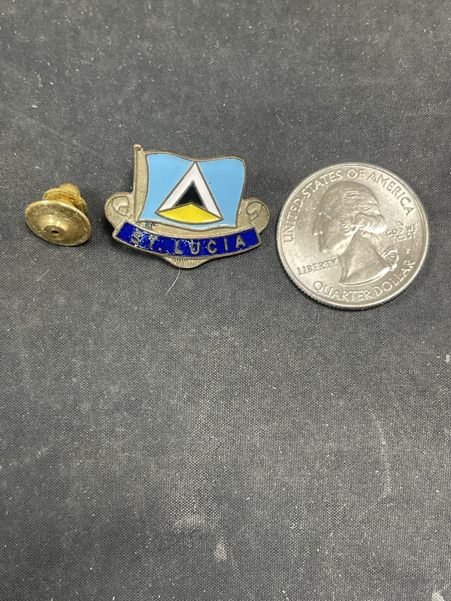 St. Lucia Lapel Pin - Picker Place