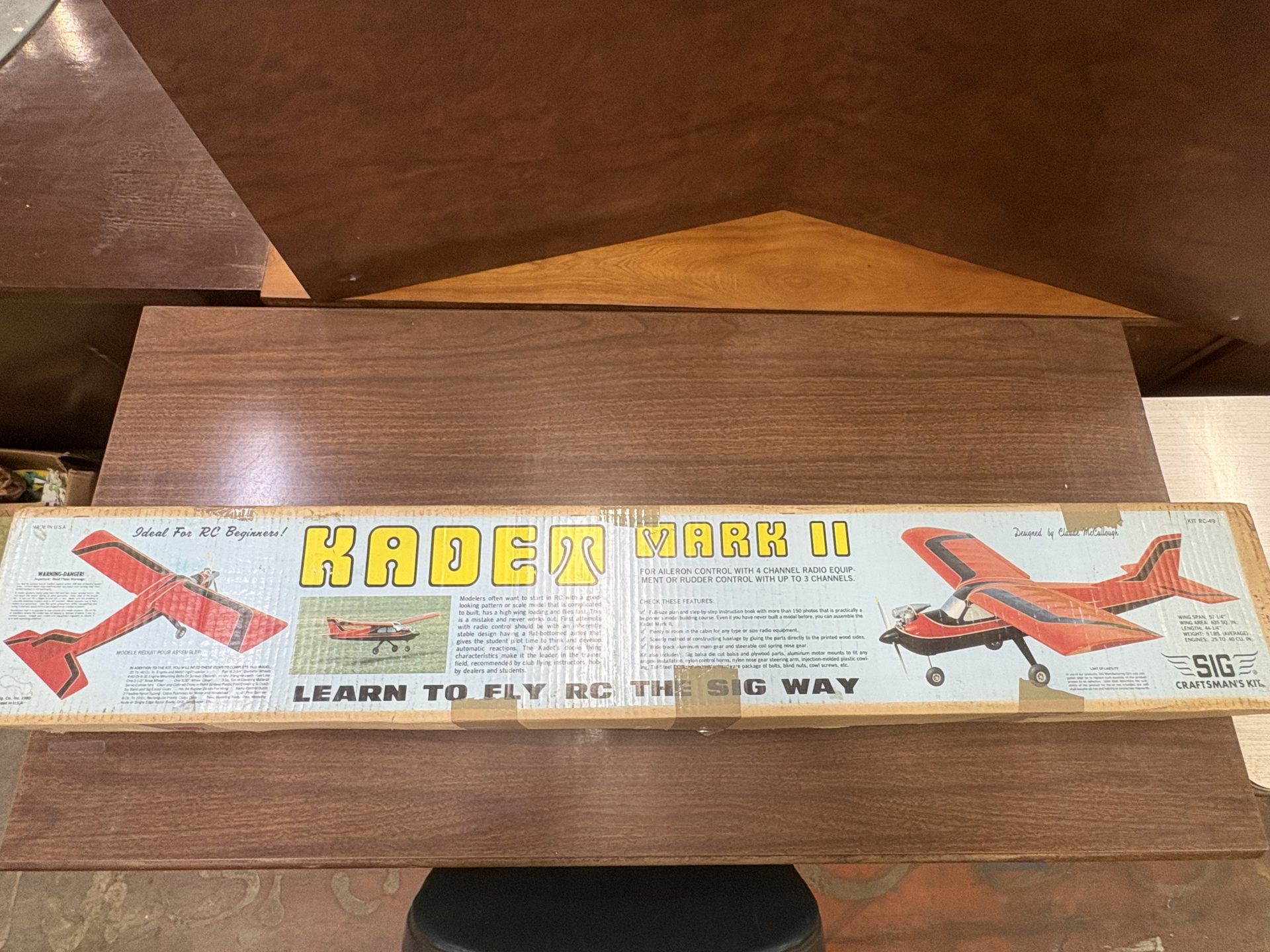 SIG KADET MARK II Balsa RC Plane - Picker Place