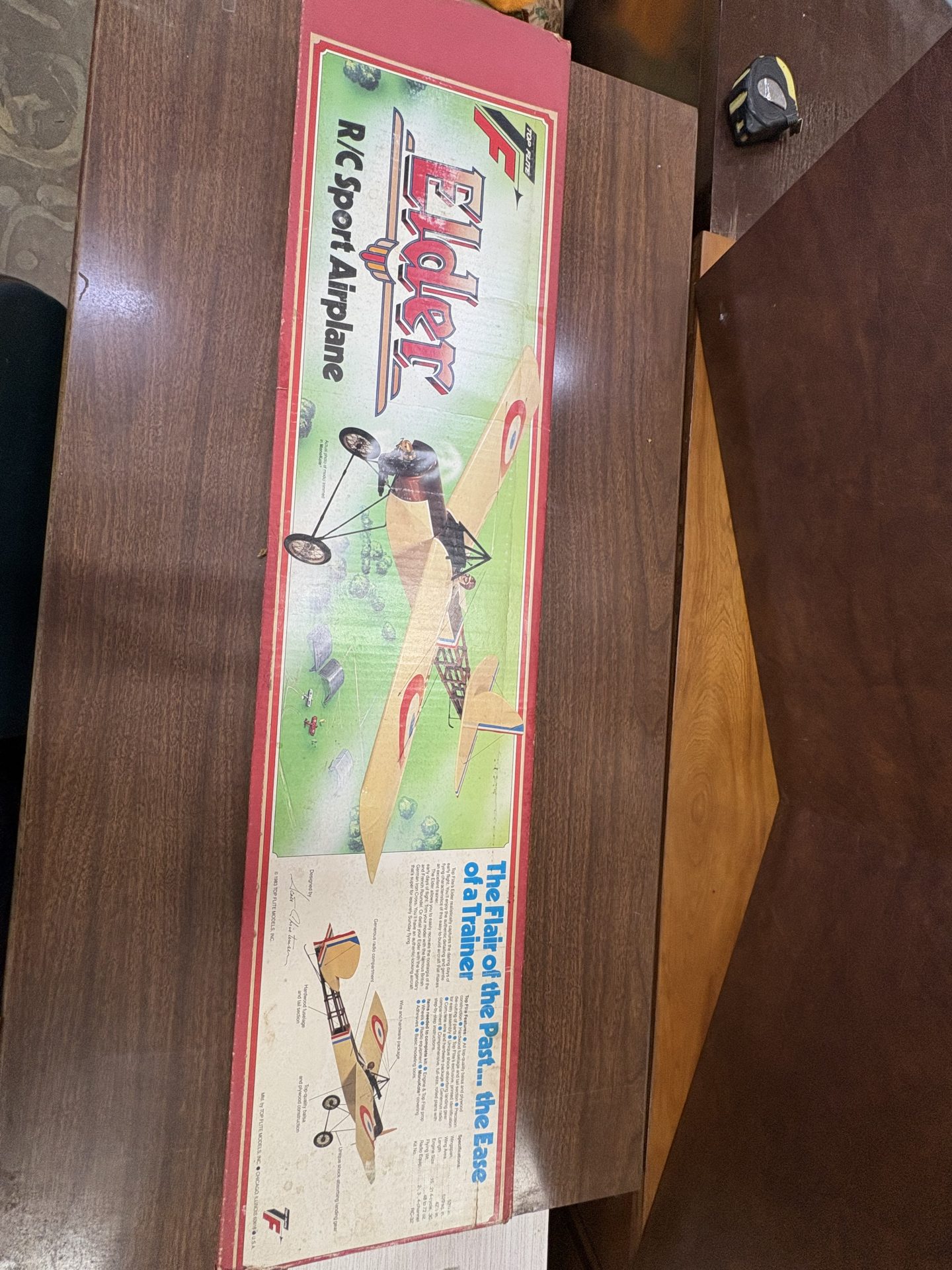 Top Flite Elder Sport R/C Basic Model Airplane Kit - Picker Place