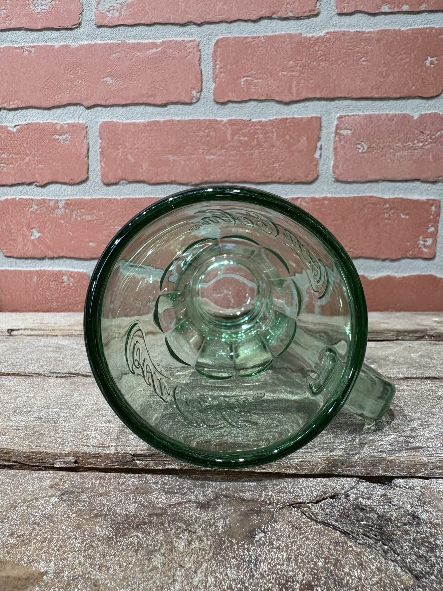 Libbey Green Coca Cola Glass - Picker Place