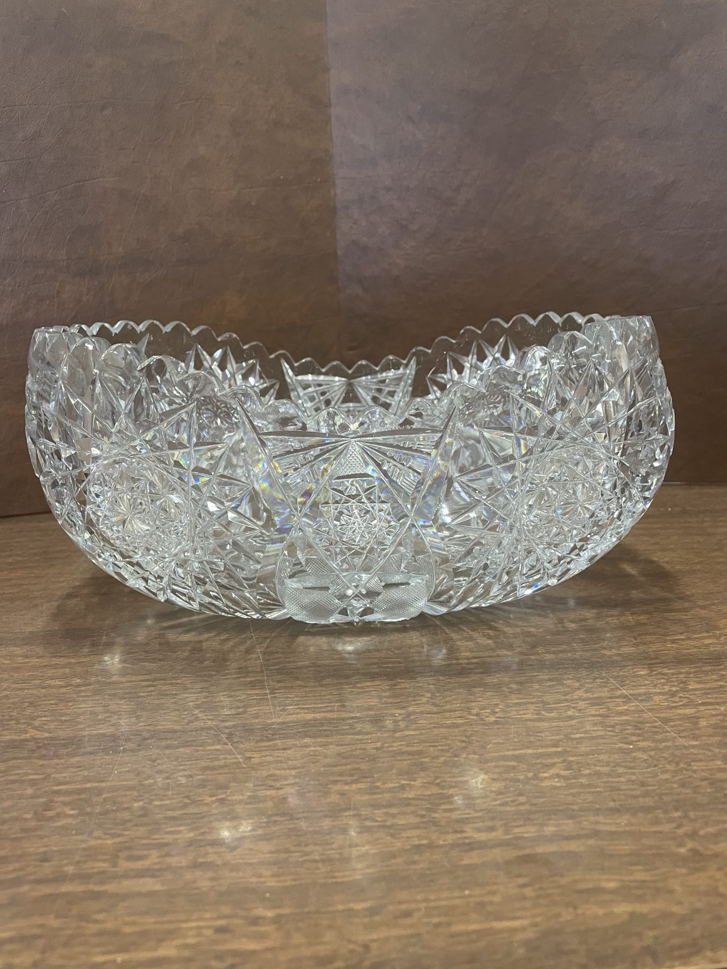 American Brilliant Oval Bowl - Picker Place