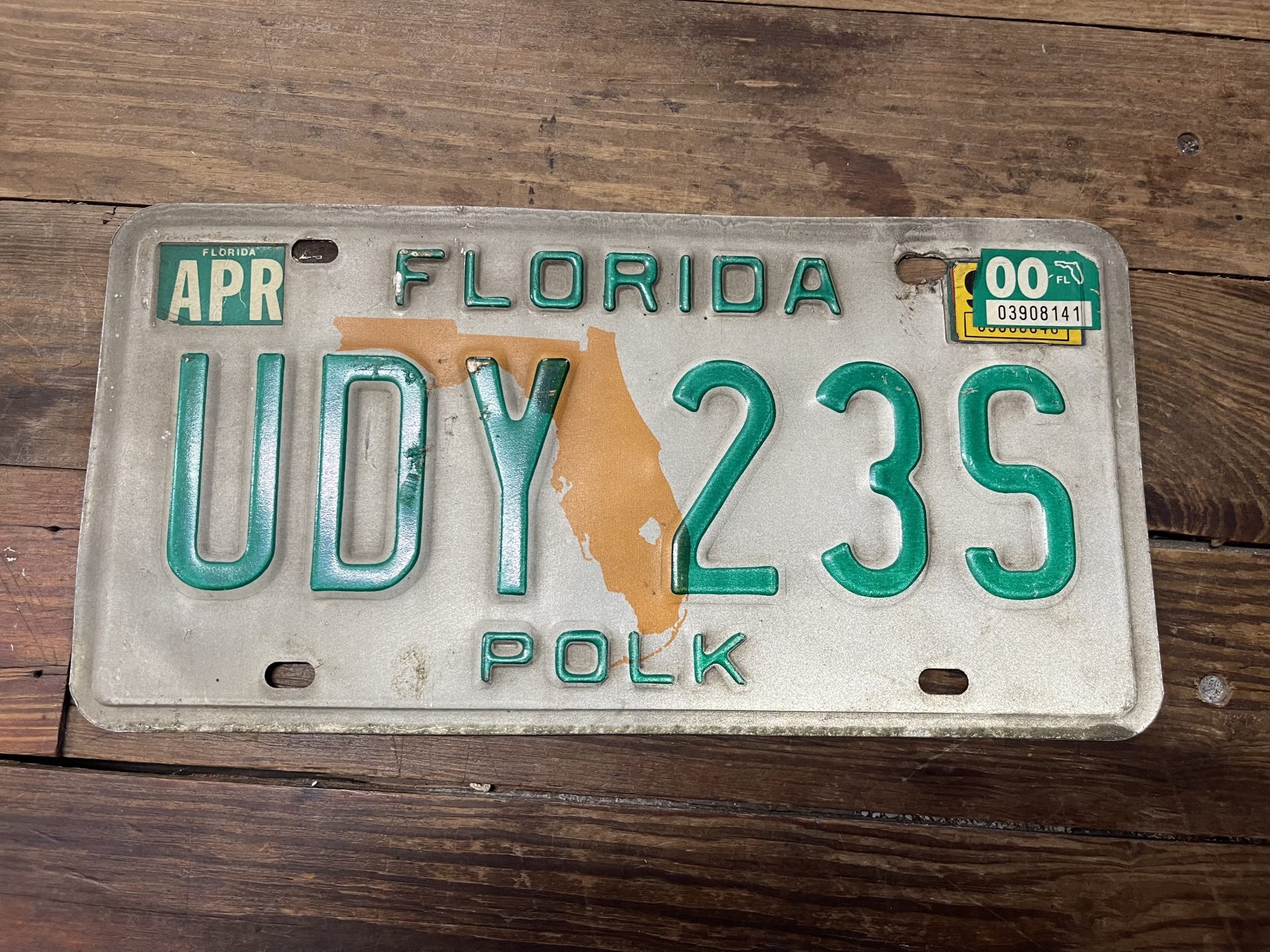 FL License Plate UDY 23S - Picker Place