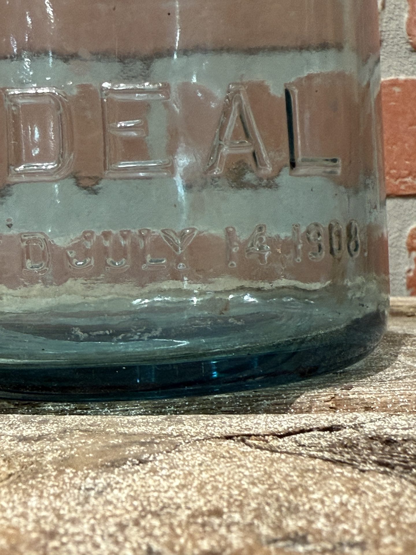 1908 Blue Ball Mason Jar - Picker Place