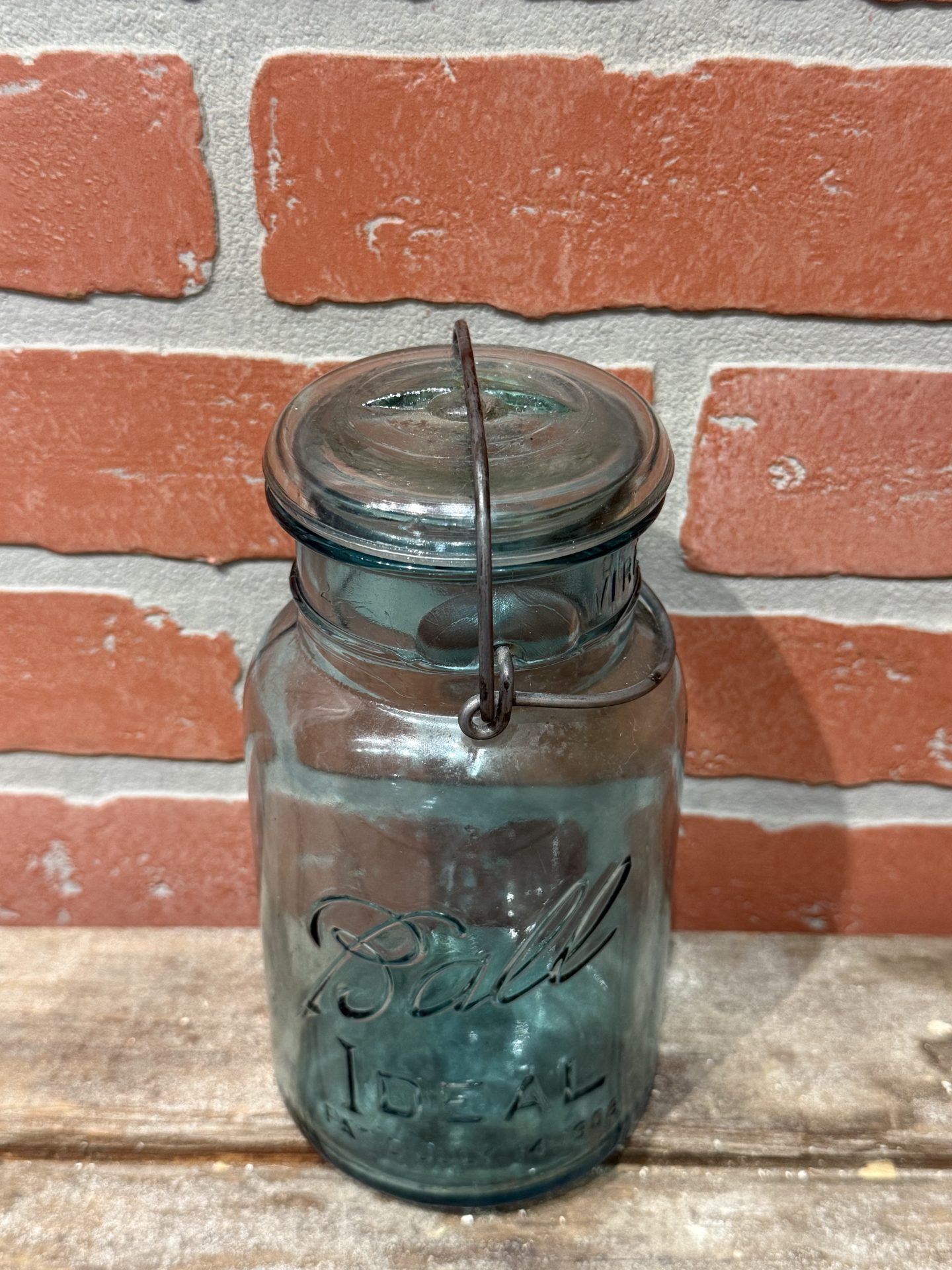 1908 Blue Ball Mason Jar - Picker Place