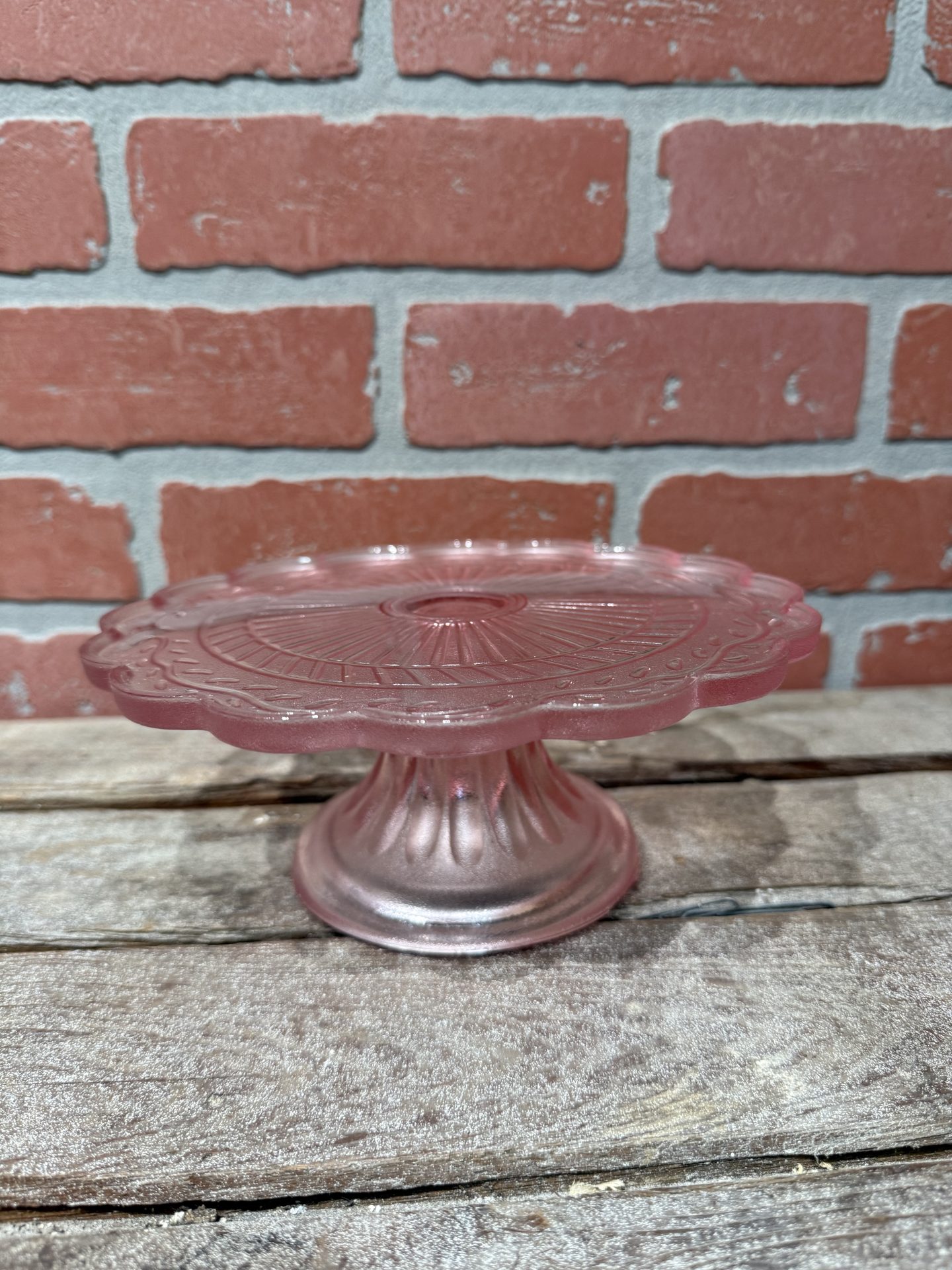 Pastel Pink Pedestal Cake Stand - Picker Place